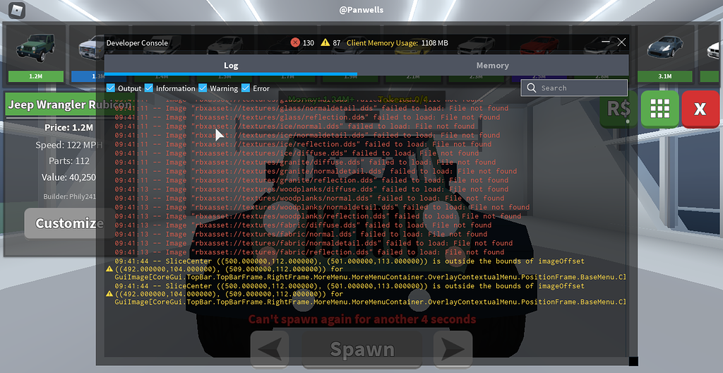Spawn timer glitch - CC2 Bugs - Car Crushers Forum