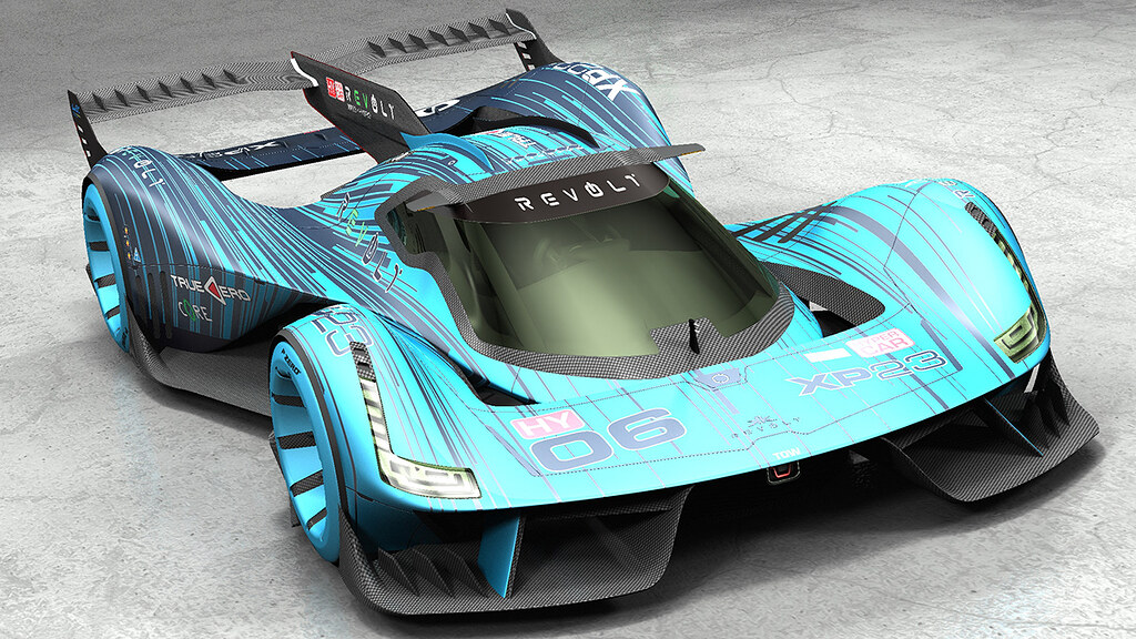 Prototype Hypercar Concept Hydrogen Electric Hybrid R1 - CC2 Vehicle ...