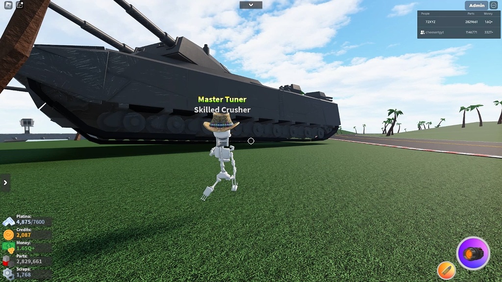 P1000 ratte bug - CC2 Bugs - Car Crushers Forum