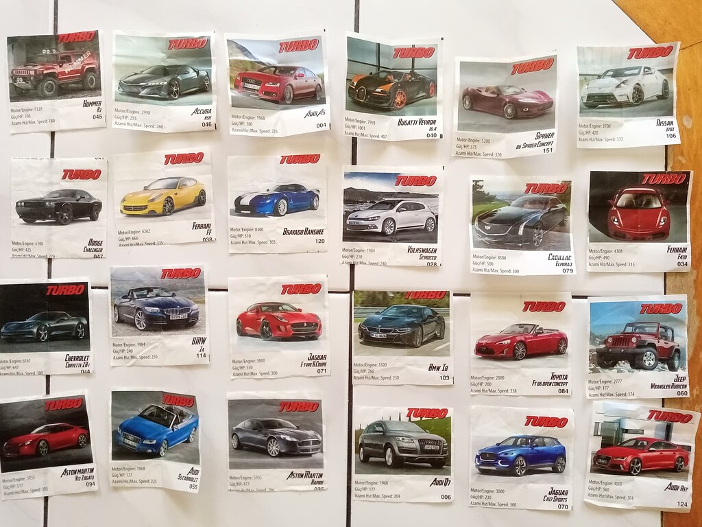 My Turbo Gum Collection 🚗 - Off Topic - Car Crushers Forum