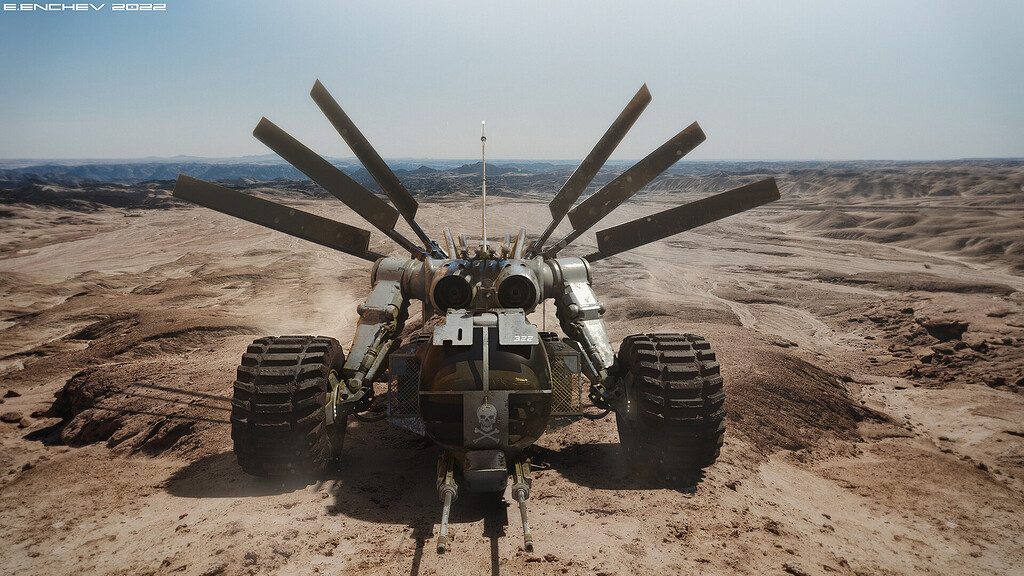 2022 PAV-02/03 Post Apocalyptic Vehicle Concept - CC2 Vehicle ...