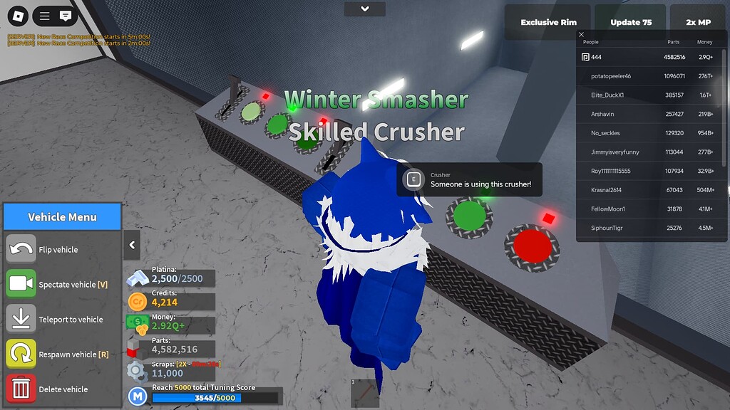 Button bugged - CC2 Bugs - Car Crushers Forum