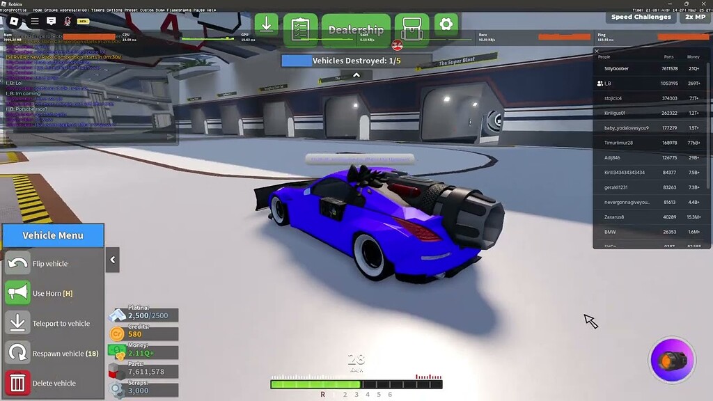 [minor bug idk] Character getting launched into space after the car's ...