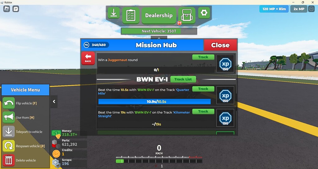 iX quarter mile challenge impossible - CC2 Bugs - Car Crushers Forum