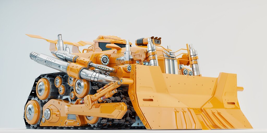 Bulldozer Revival (Futuristic Construction Vehicle) - CC2 Vehicle ...