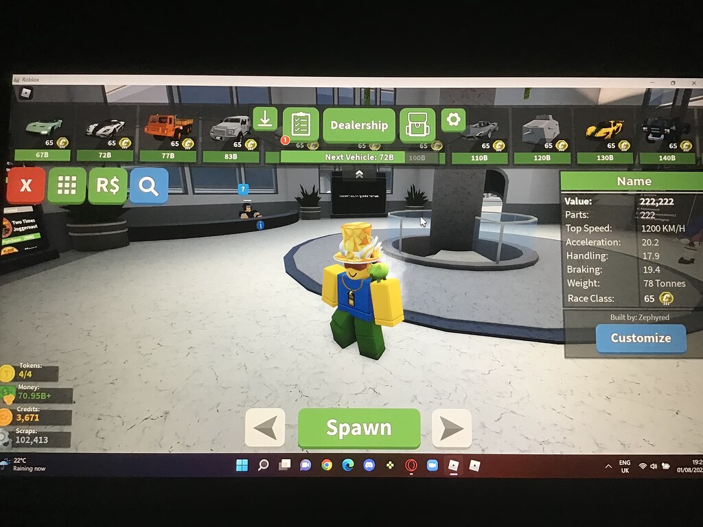 Car dealership thing overlap idk if bug tho - CC2 Bugs - Car Crushers Forum