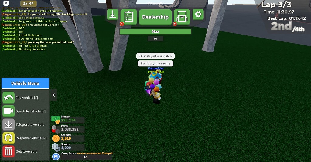 Funny race bug about the timer - CC2 Bugs - Car Crushers Forum