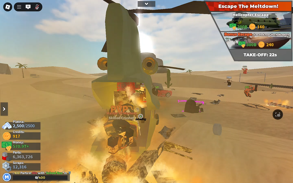 Core helicopter back ramp - CC2 Suggestions - Car Crushers Forum