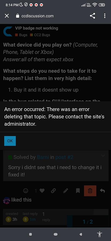 I cant delete my post - Forum Bugs - Car Crushers Forum