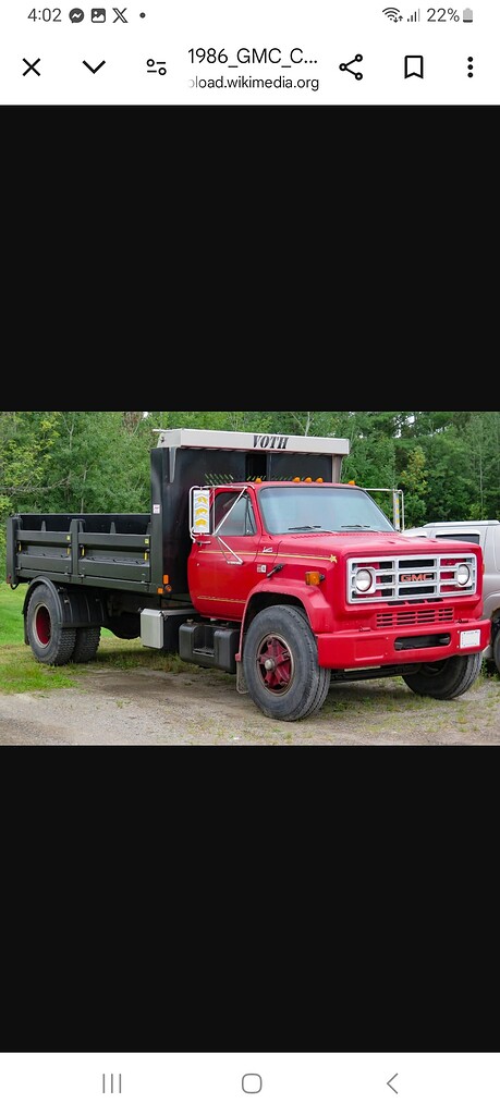 1986 GMC 7000 - CC2 Vehicle Suggestions - Car Crushers Forum