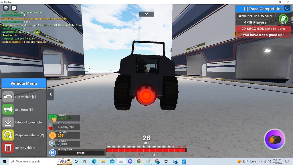 Sharpo ATV bug - CC2 Bugs - Car Crushers Forum