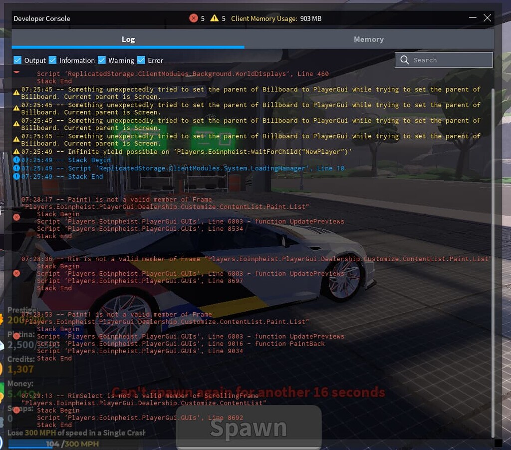 Customization Bug on new cadillac limited - CC2 Bugs - Car Crushers Forum