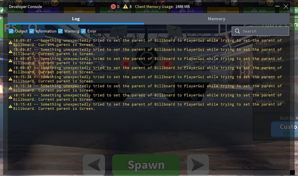 Deadzone on the dealership and garage GUI - CC2 Bugs - Car Crushers Forum