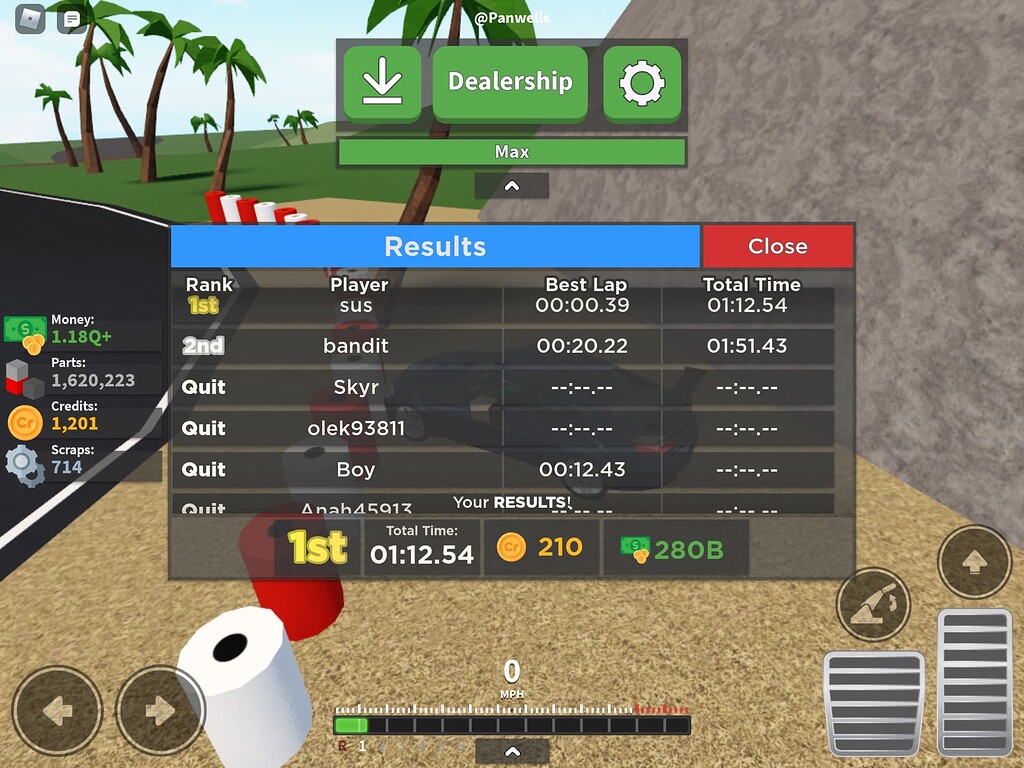 Mountain Circuit Best Lap Time Bug - CC2 Bugs - Car Crushers Forum