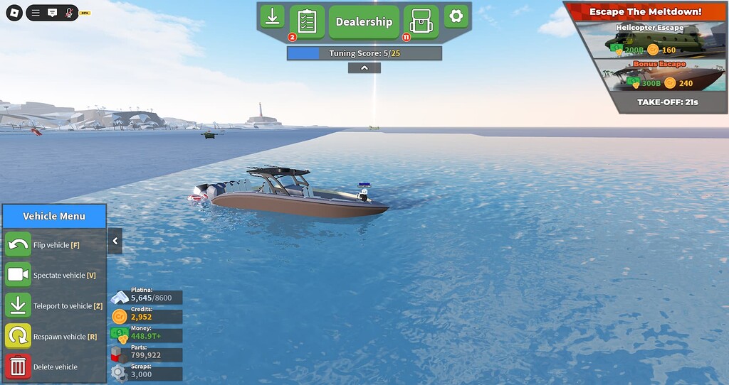 Helicopter spawns on water - CC2 Bugs - Car Crushers Forum