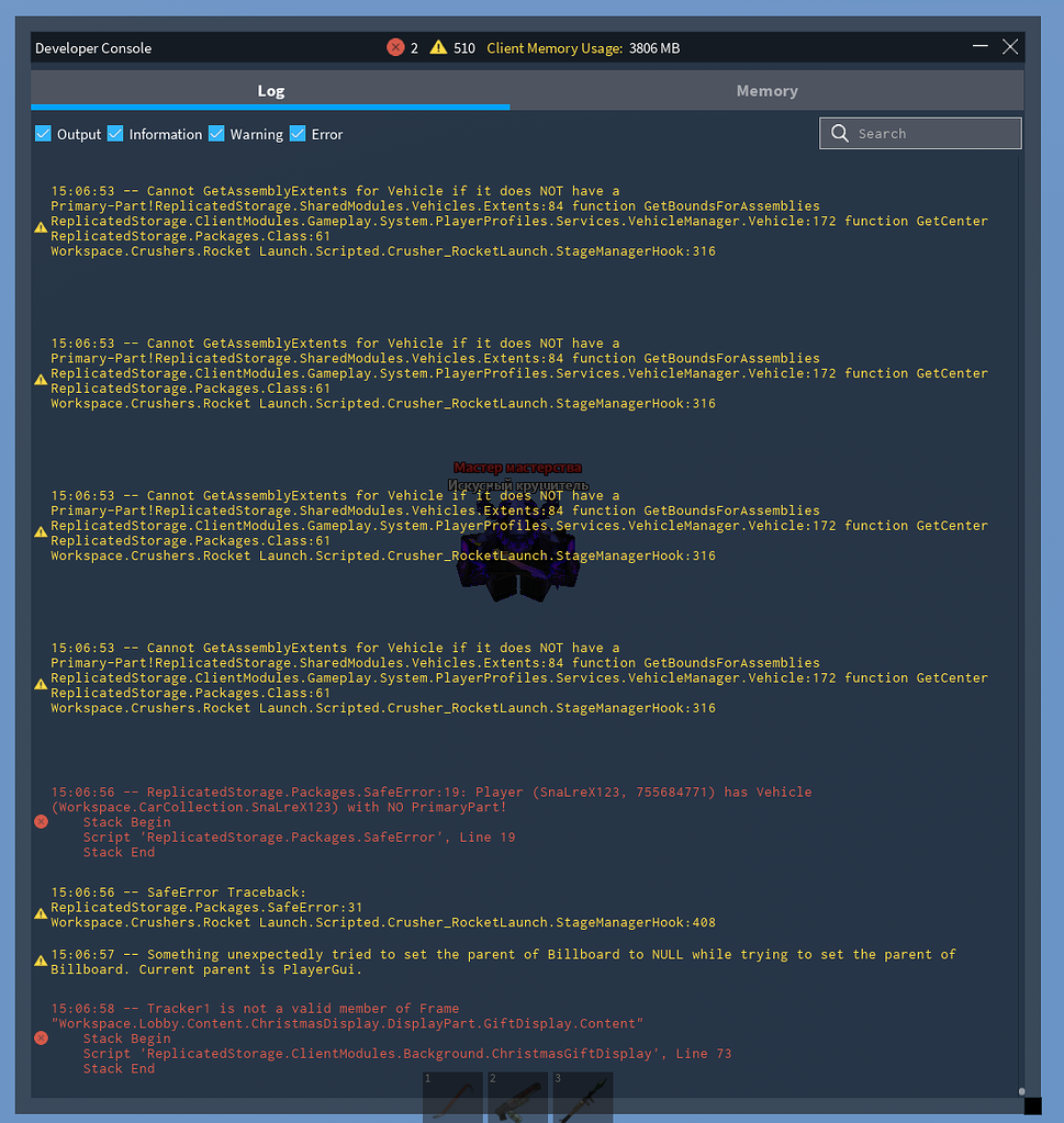 Exotic wrecker bug "rocket launch" - CC2 Bugs - Car Crushers Forum