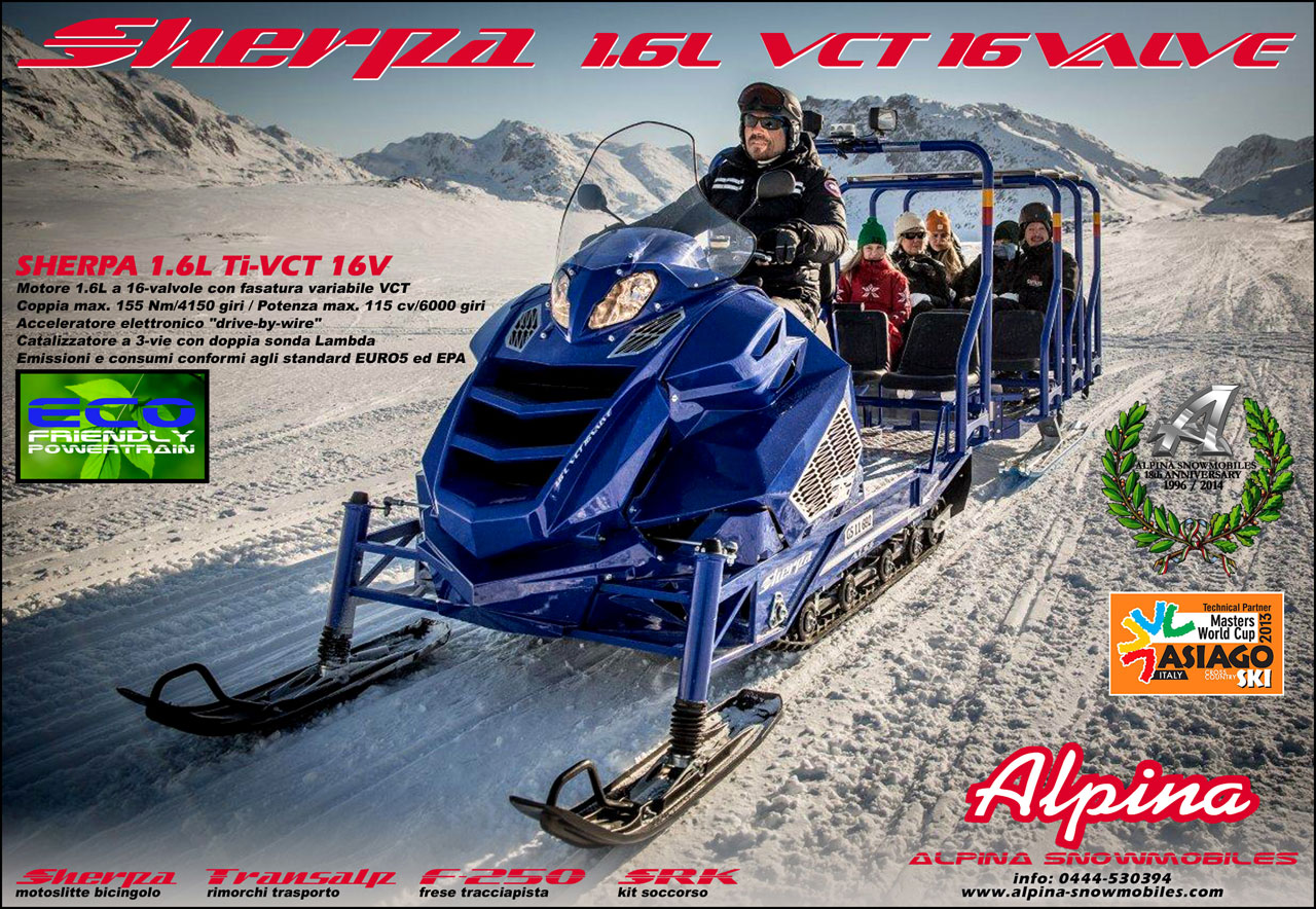 Alpina Snowmobile SHERPA 1.6L TI-VCT 16V - CC2 Vehicle Suggestions ...