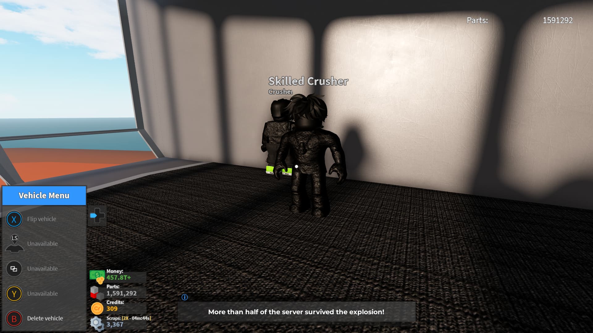 Core explosion burnt texture on avatar bug - CC2 Bugs - Car Crushers Forum