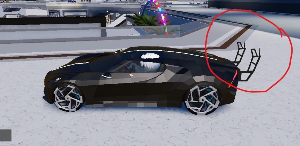 Missing Spoiler on Bugatti La Voiture Noire - CC2 Bugs - Car Crushers Forum
