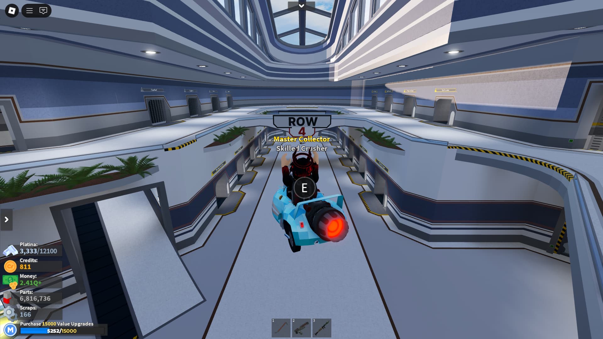 Our character being stuck in the Mopetti Mini during exit making you ...