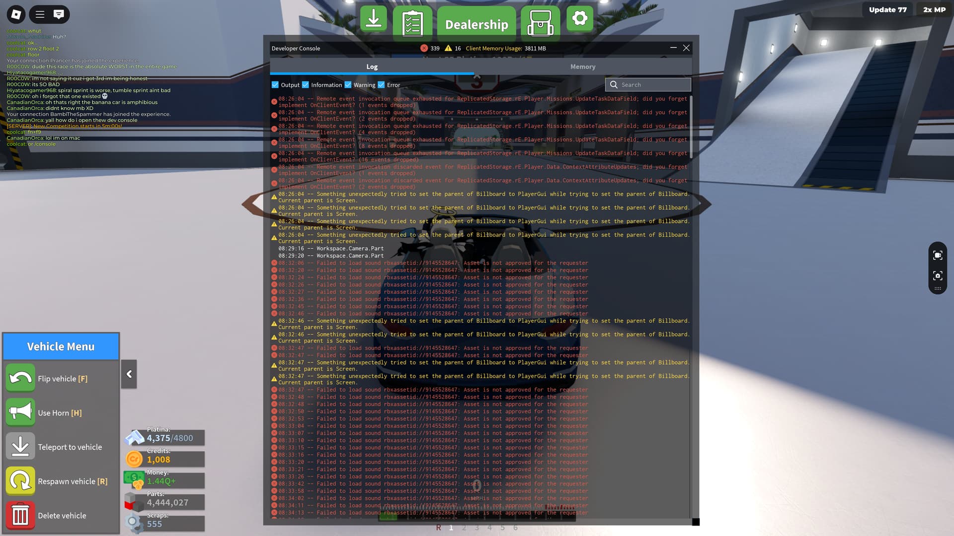 Glitched glass after Core Explosion - Falling below the Safe Area - CC2 ...