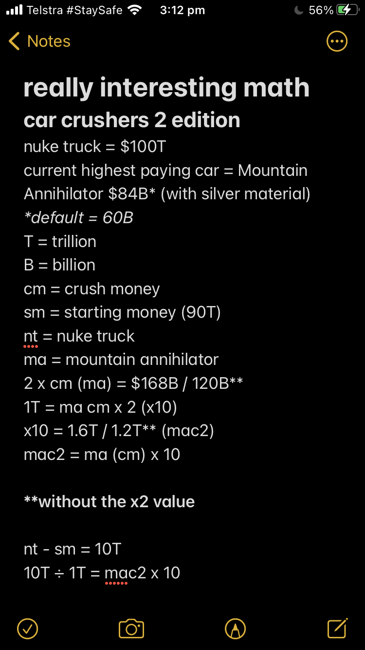 Nuke truck math - Discussion - Car Crushers Forum