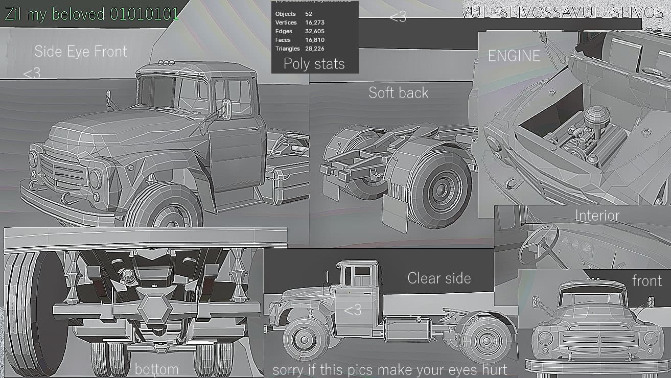 ZiL-130 Soviet Semi-Truck - CC2 Vehicle Suggestions - Car Crushers Forum