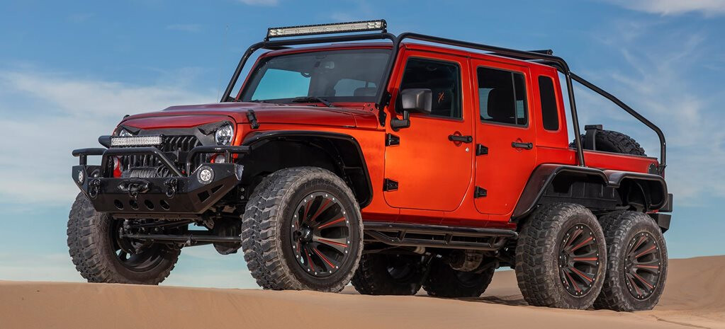 Hellcat-Powered Jeep Wrangler Rubicon 6x6 Pickup - CC2 Vehicle ...