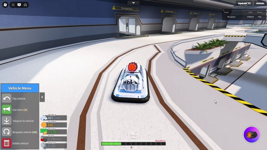 Hovercraft keeps giving error in the Dyno Engine - CC2 Bugs - Car ...