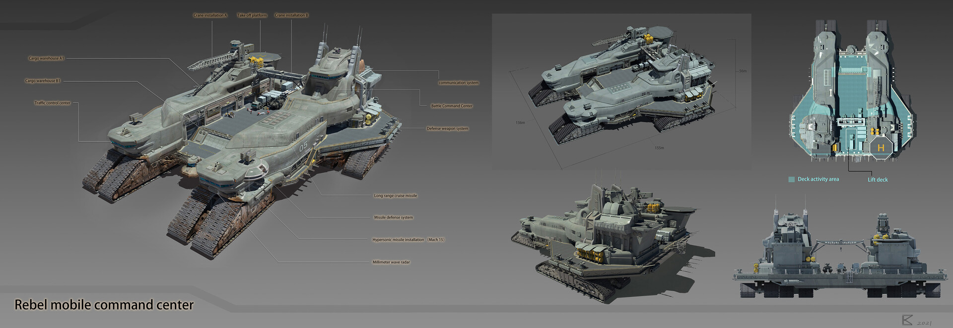 2021 Rebel Fortress Mobile Command Center Concept - CC2 Vehicle ...